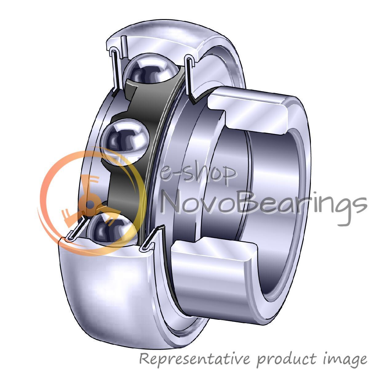 RIBB | Radial Insert Ball Bearings : Novobearings e-shop